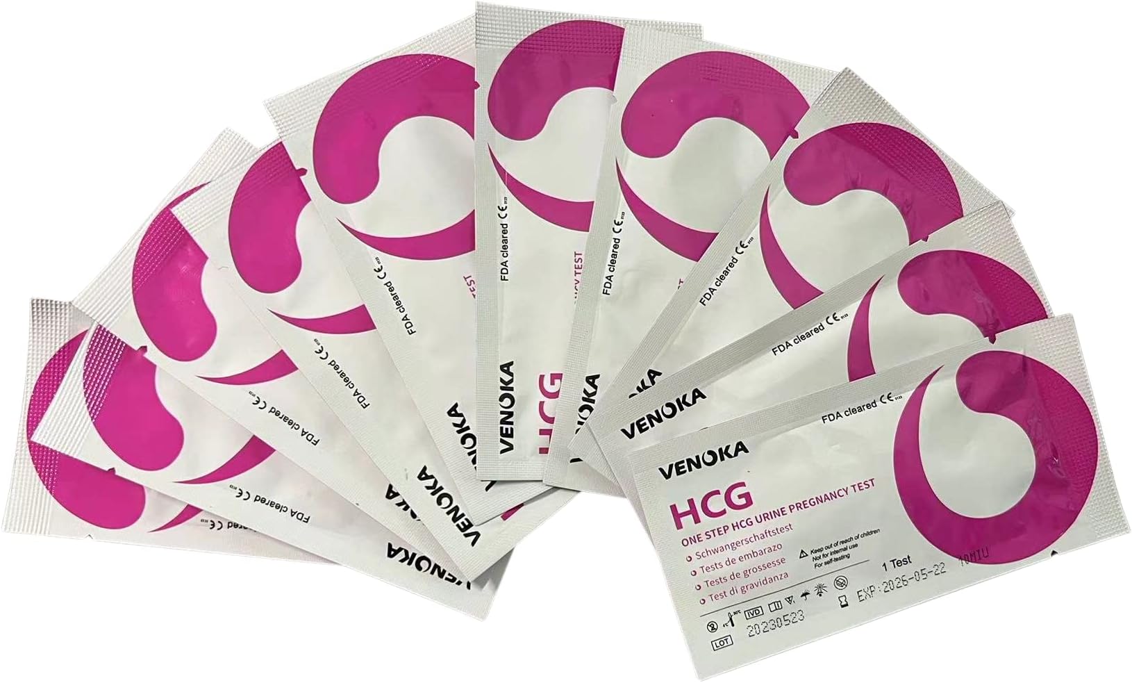 Amazon.com: 10 x Early Pregancy Test Strips, Super Sensitivity 10 MIU ...