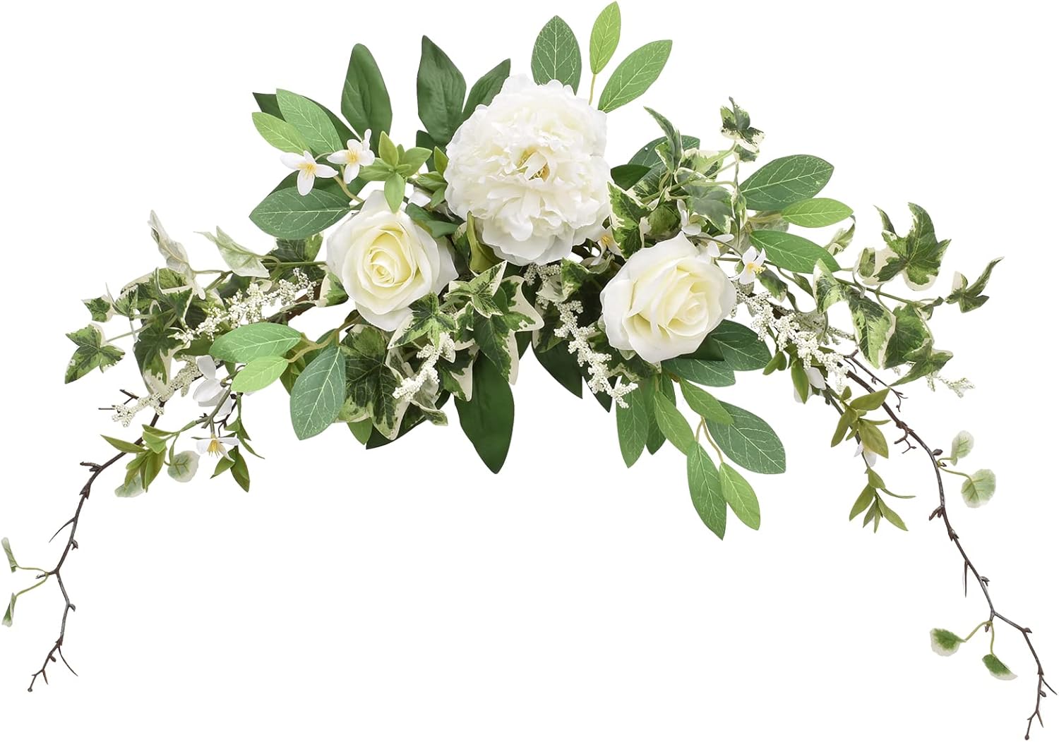 Amazon.com: ALLHANA Arch Flower Swag for Wedding Ceremony, Decorative ...