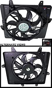 APDTY 731133 Radiator Cooling Fan Assembly (Replaces OE # 5017407AB ...