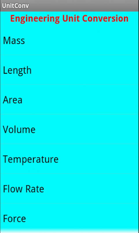 Engineering Unit Conversion - App on Amazon Appstore