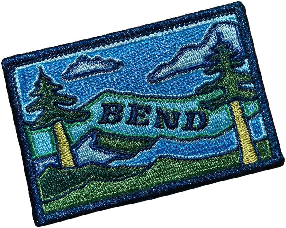 Amazon.com: Bend - Oregon - Travel Patch Embroidered Patches for ...