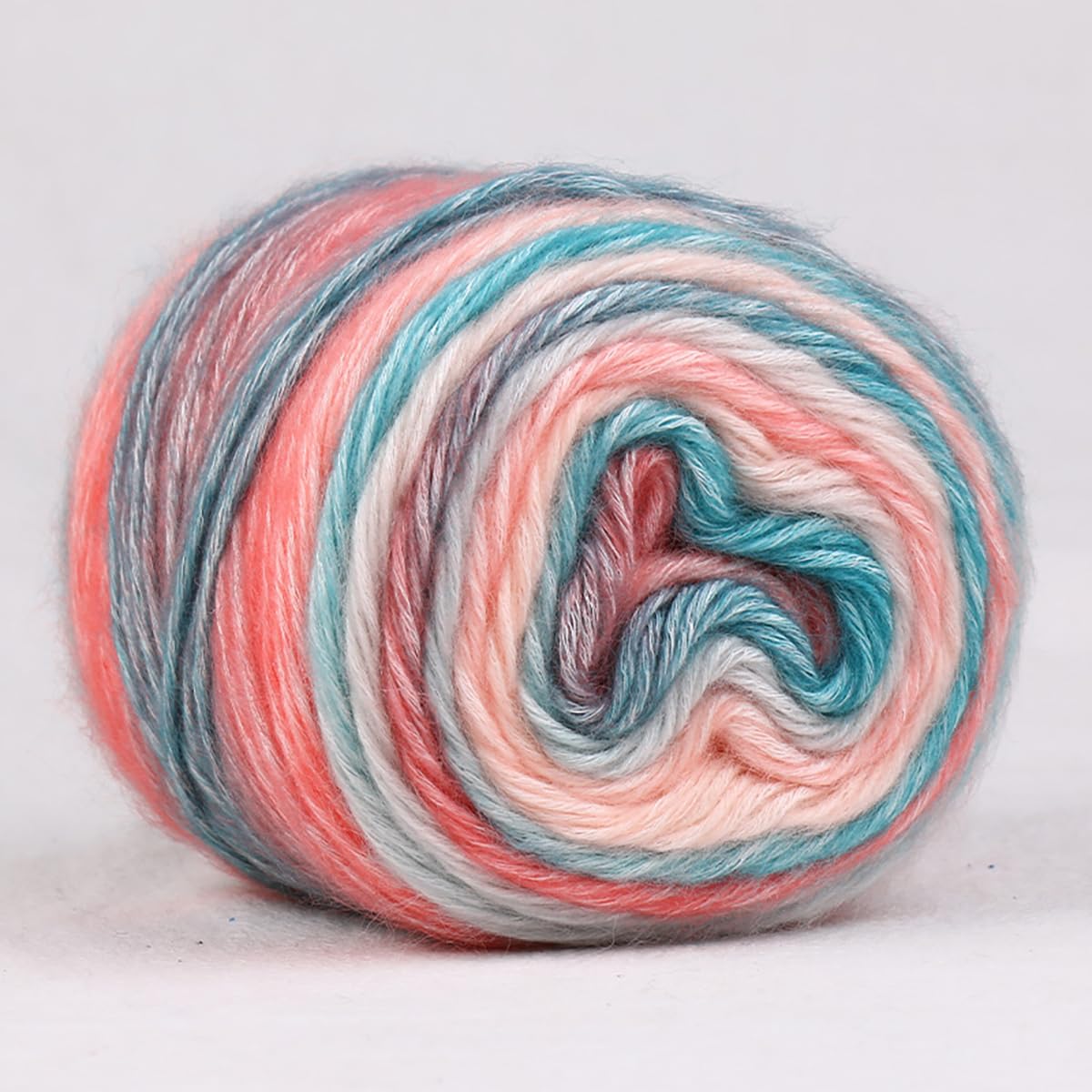 Amazon.com: SANXI Fainbow Gradient Yarn, Wool Yarn, Hand Knitting Yarn ...