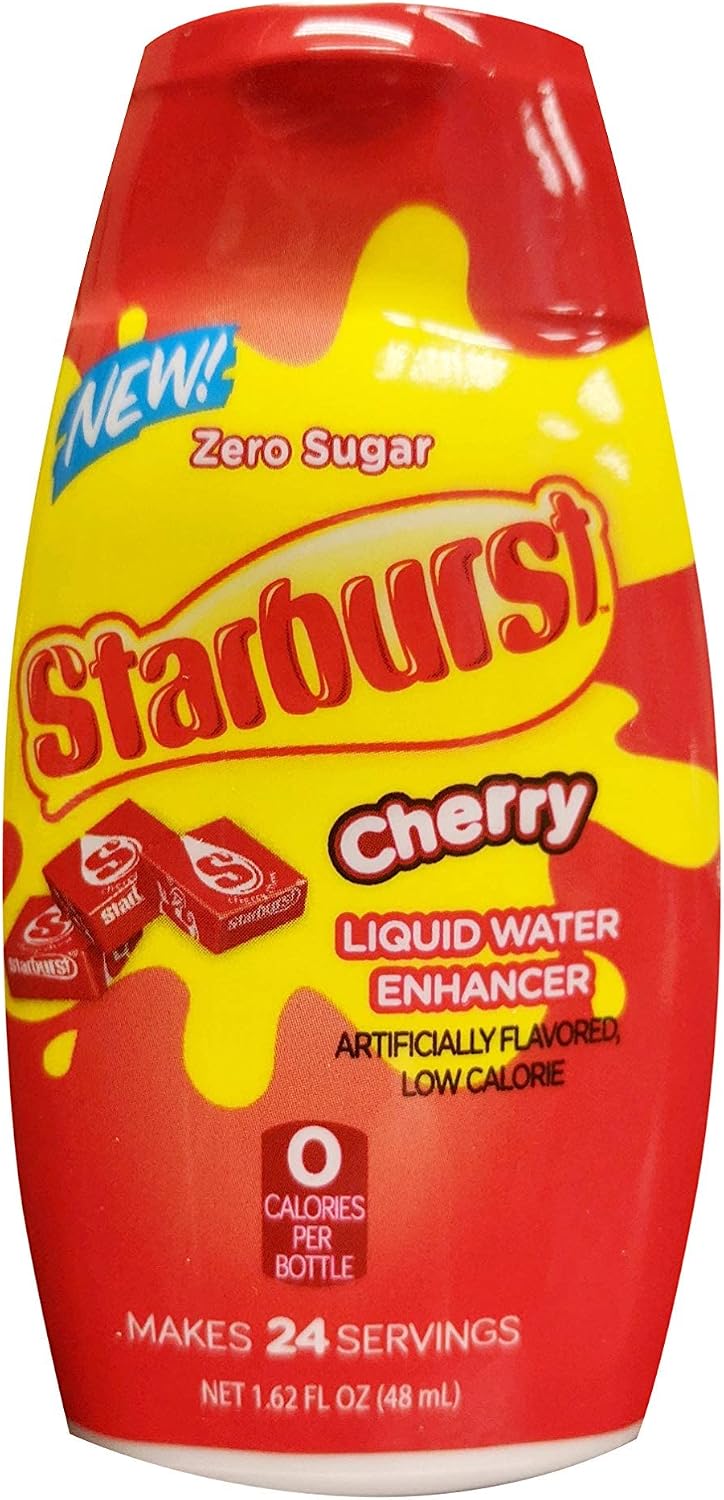Starburst Cherry Liquid Water Enhancer 1.62 Fluid Ounces : Amazon.co.uk ...
