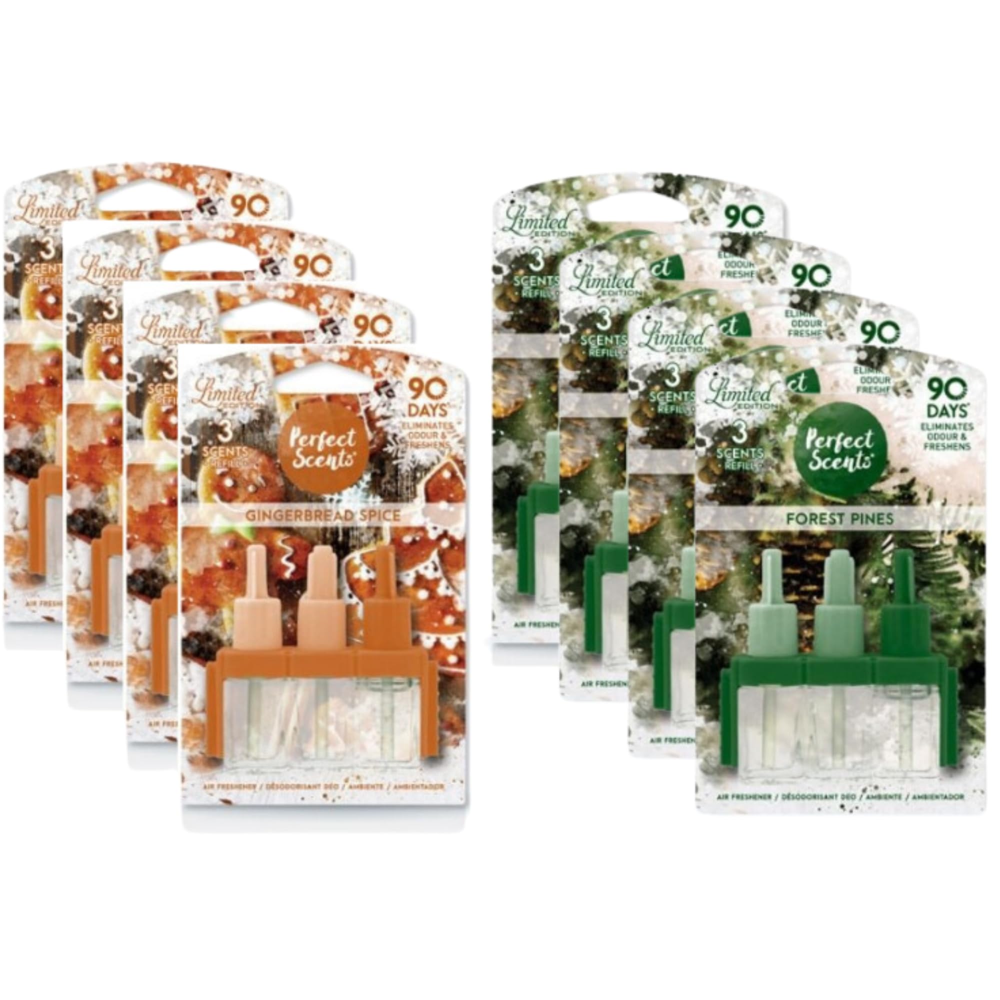 8Pack Air Freshener Plug in Refill 3volution Compatible Refill Air ...