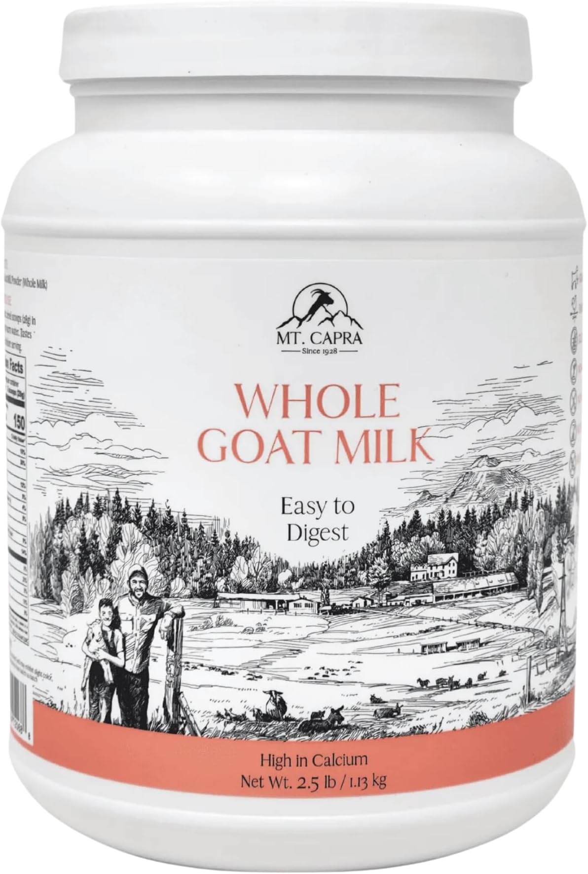 Amazon.com : Mt. Capra Whole Goat Milk | Powder from Non-GMO, Grass-Fed ...