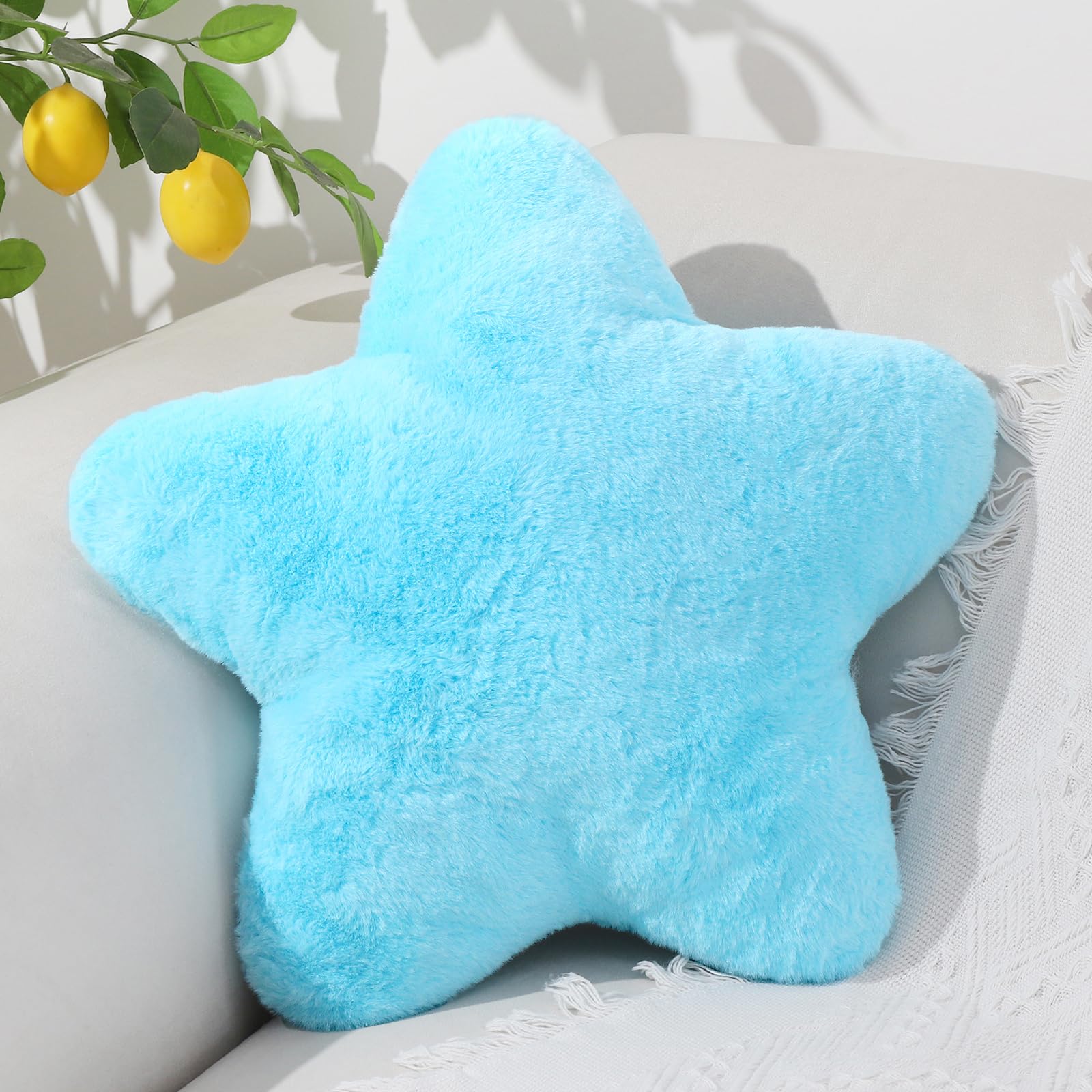 Amazon.com: Mepherl Star Throw Pillow,Soft Star Shaped Pillow ...