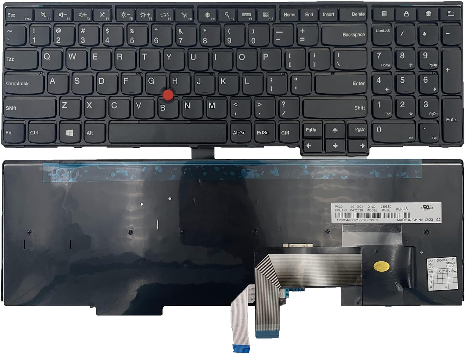 Amazon.com: SUNMALL Replacement Keyboard Compatible with Lenovo IBM ...