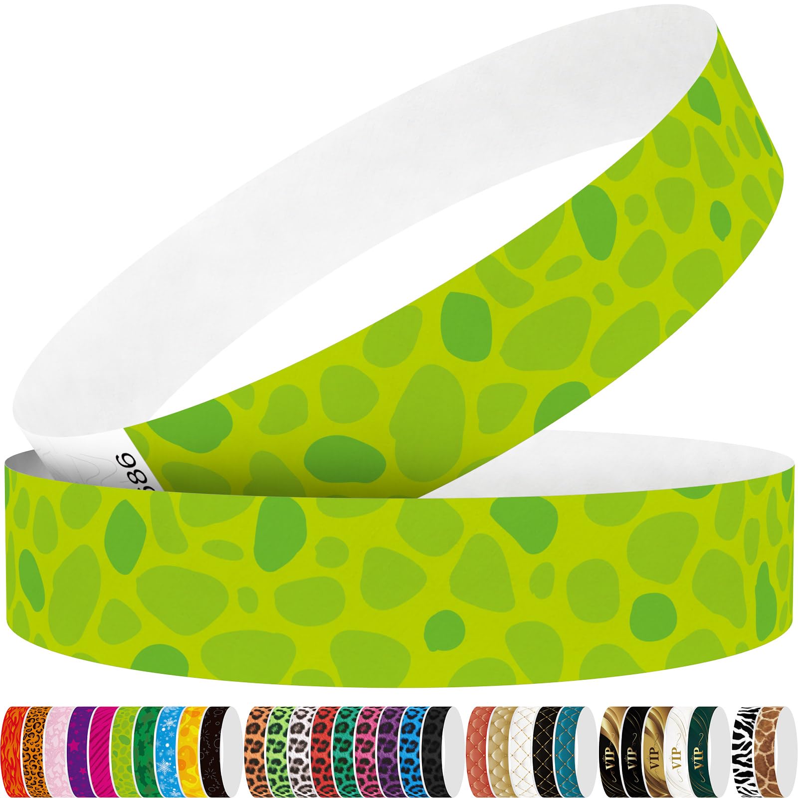 Amazon.com : WM infinite Tyvek Wristbands for Events, Color Creative ...