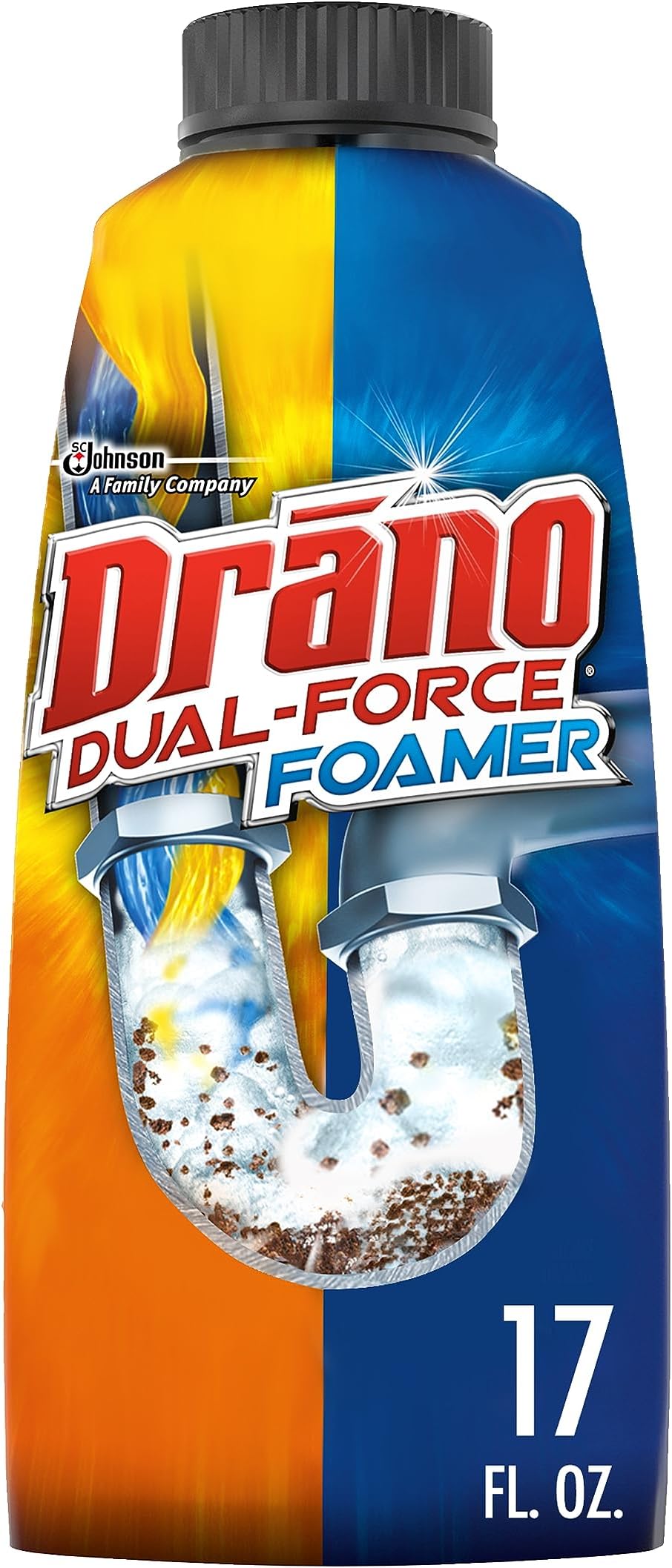 Amazon.com: Drano Dual-Force Foamer Drain Clog Remover and Cleaner for ...
