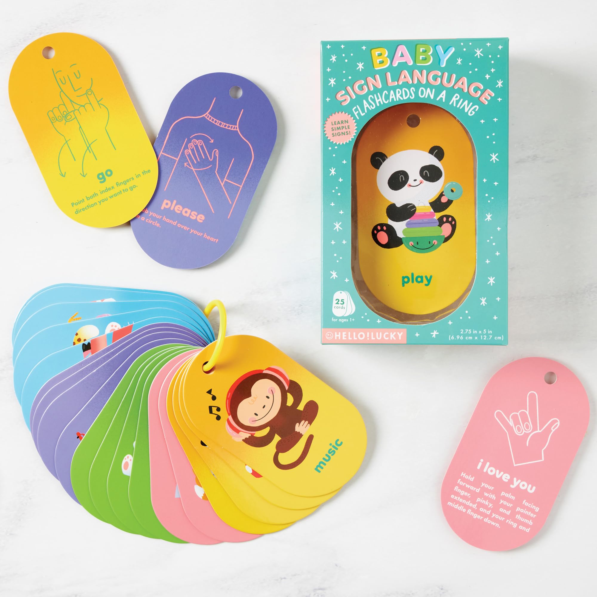Snapklik.com : CR Gibson HelloLucky Babys First Words Sign Language ...