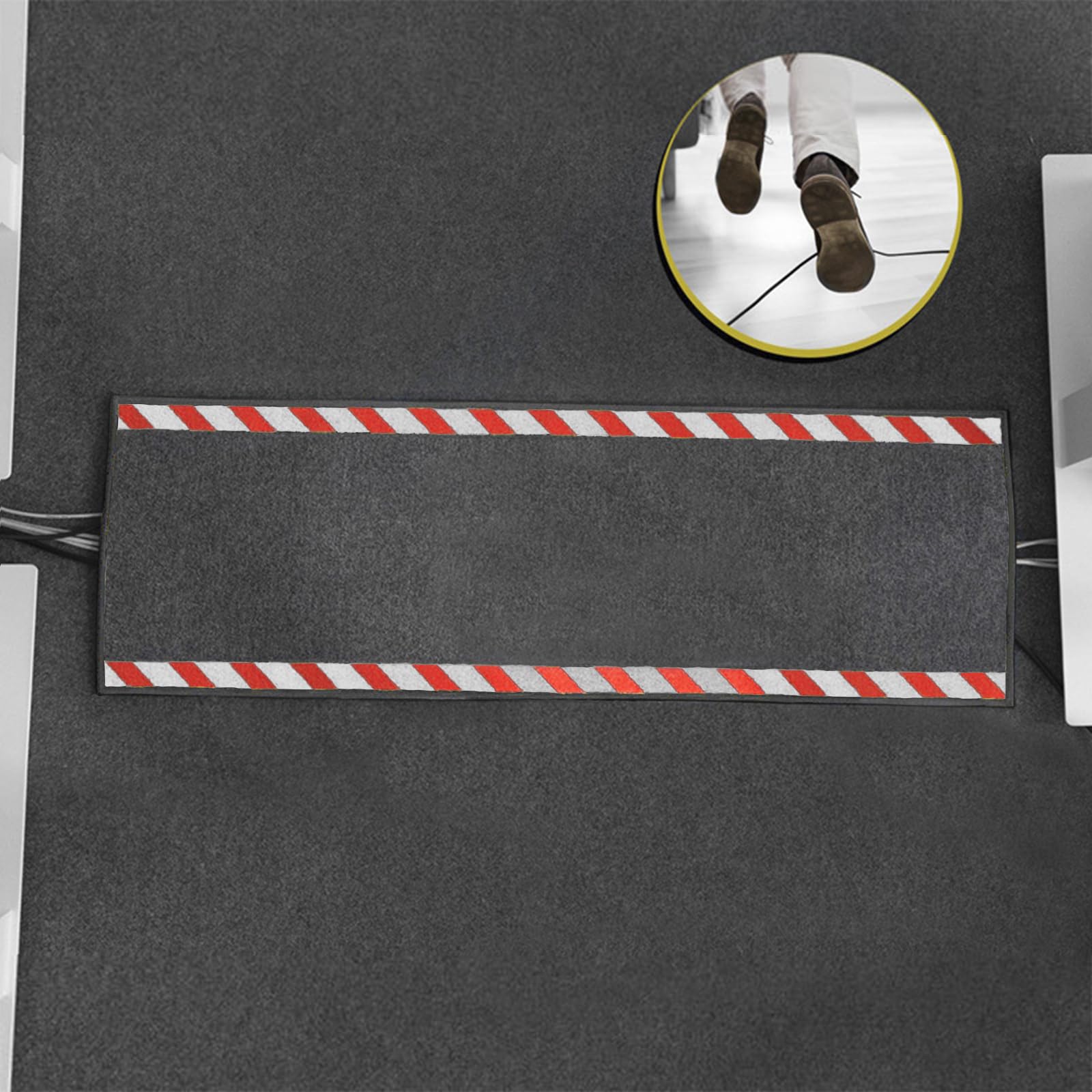Extension Cord Safety Mat 3/5/8m Floor Cord Cover For Extension Cords