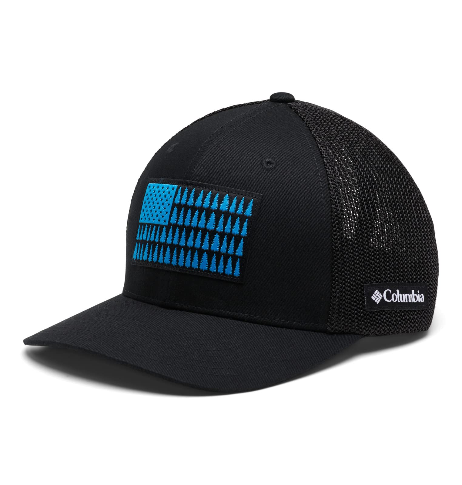 Ventilated Baseball Cap Columbia Unisex Tree Flag Mesh Ball Cap ...