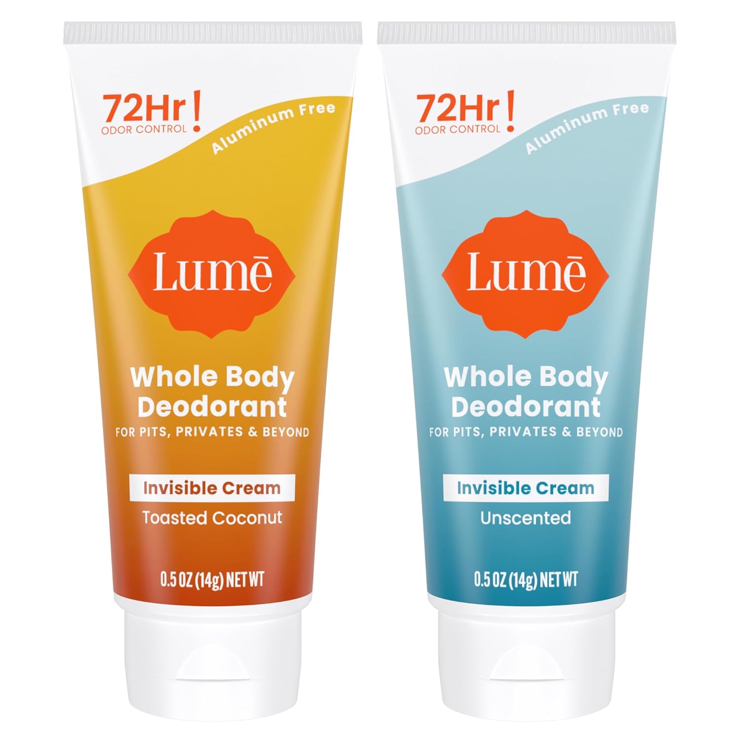 Amazon.com : Lume Whole Body Deodorant - Invisible Cream Tube - 72 Hour ...