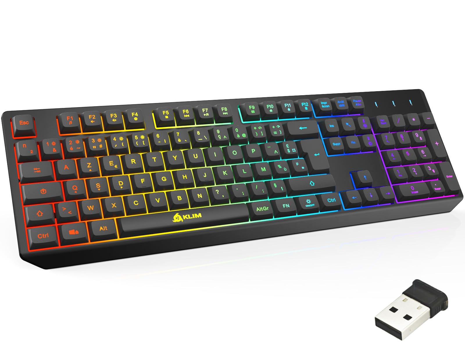 Klimchroma Wireless Gaming Keyboard Rgb New 2024 Fr Azerty Layout ...
