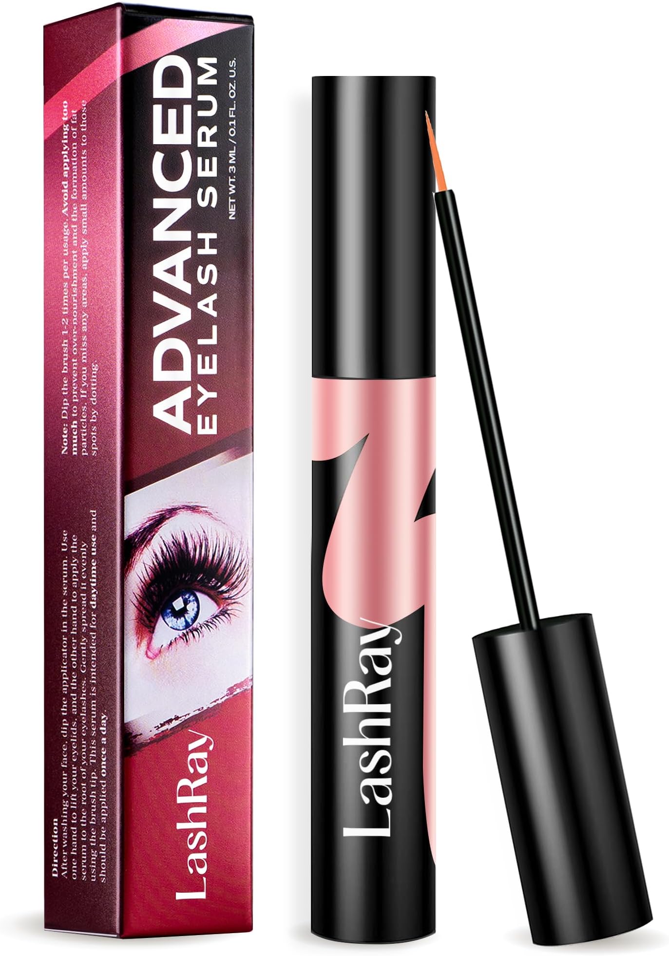 Amazon.com: MATKAS Korean Gentle Lash Serum for Eyelash Growth ...