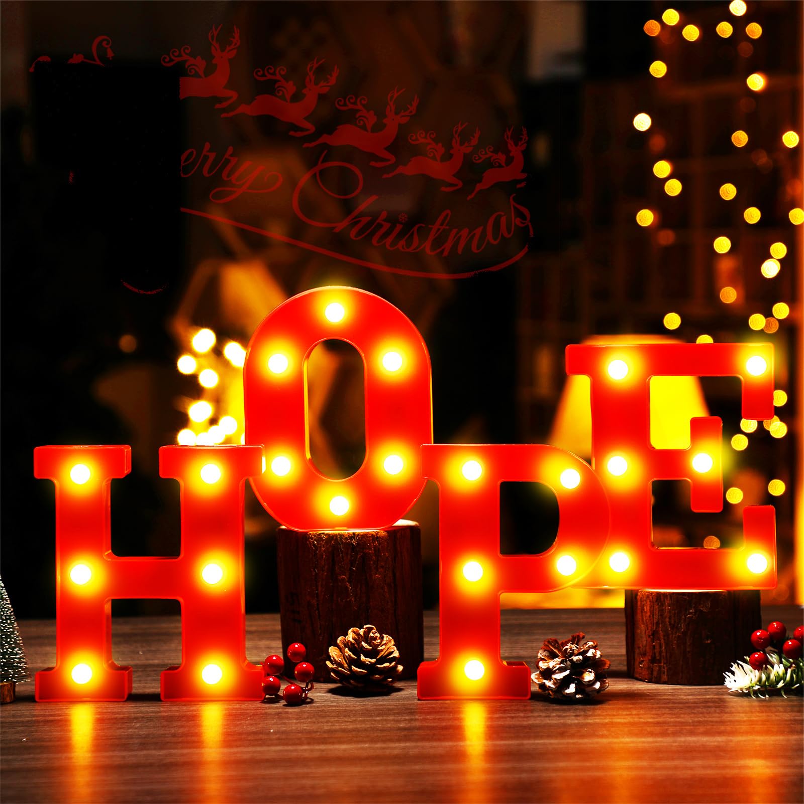 Ornaments Lights Up Letter Light Up Letters And Numbers