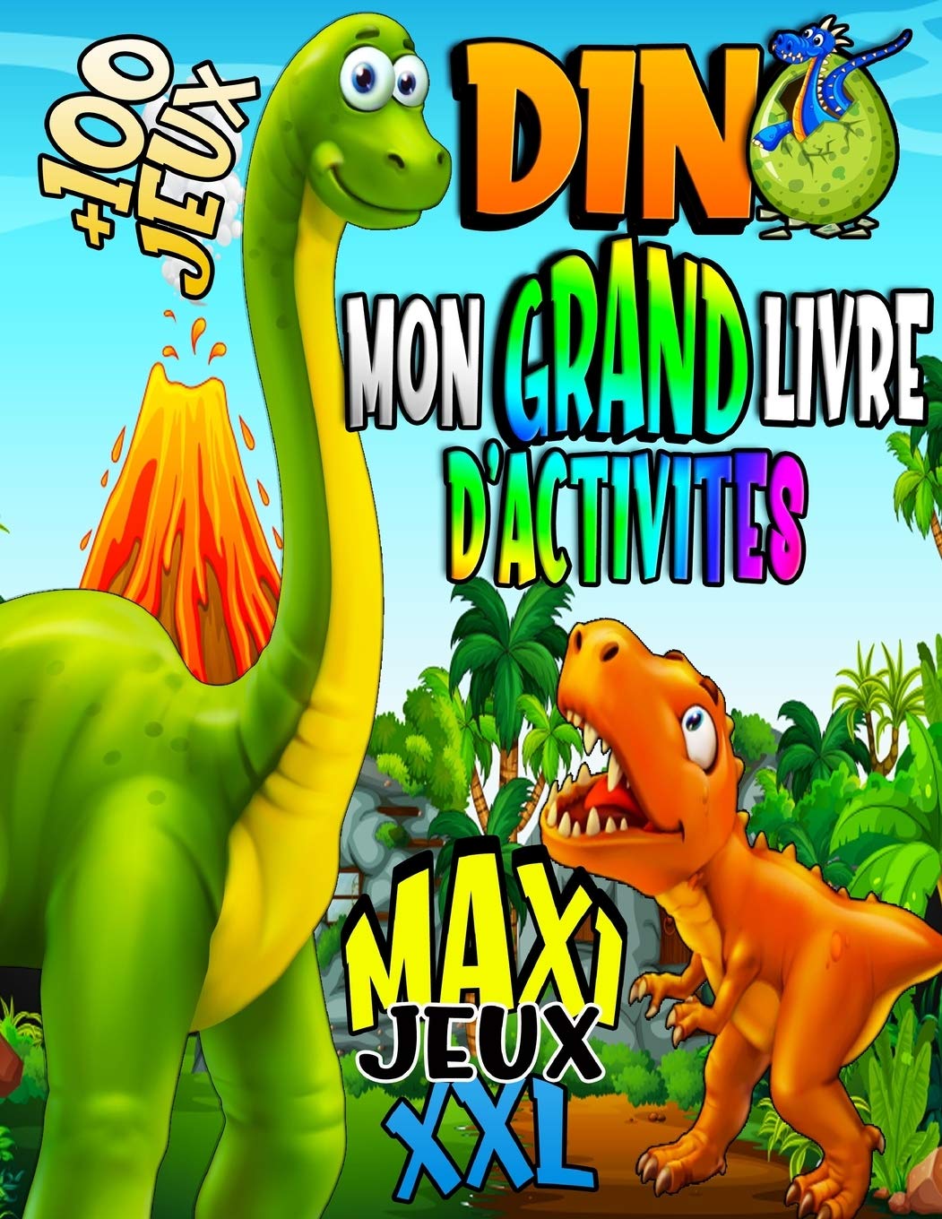 Buy DINO Mon Grand Livre D'Activités, Maxi Jeux XXL, +100 Jeux ...