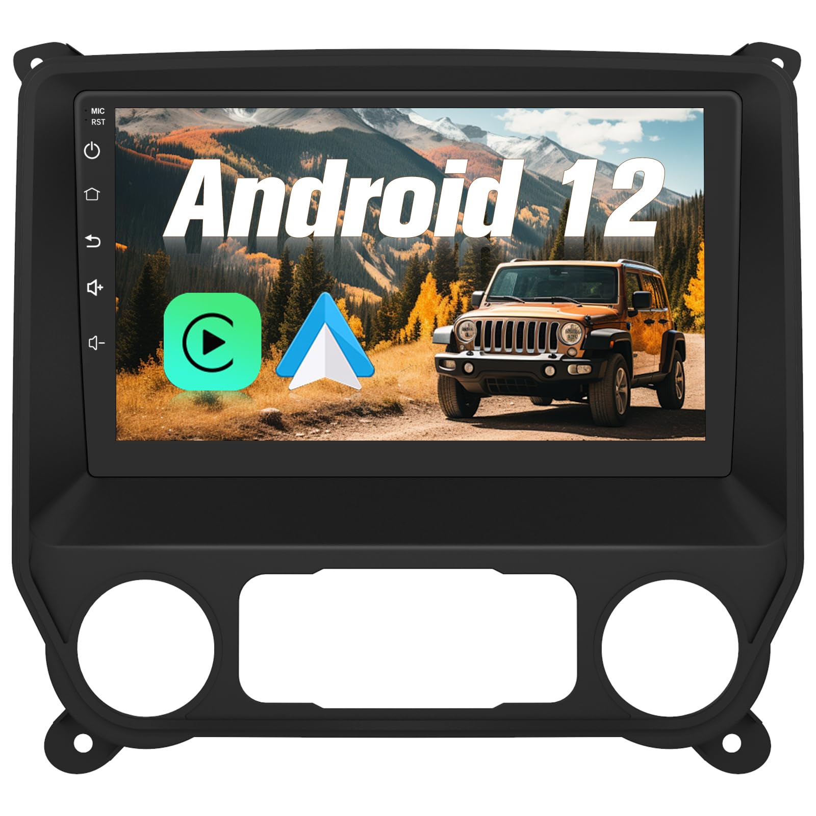 Amazon.com: Android 12 Car Radio Stereo for Chevy Silverado GMC Sierra ...