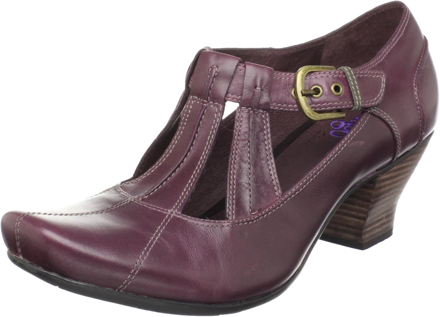 Amazon.com | Clarks Indigo Women's Purse Pump,Purple,6 M US | Pumps