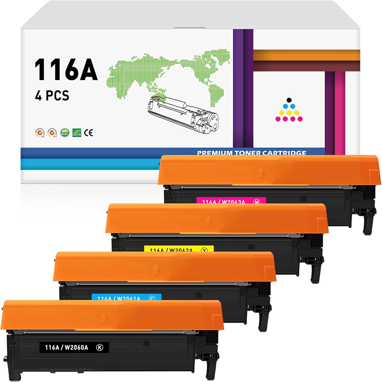 Amazon.com: MasaiMara 116A Toner Cartridge Replacement for HP 116A ...