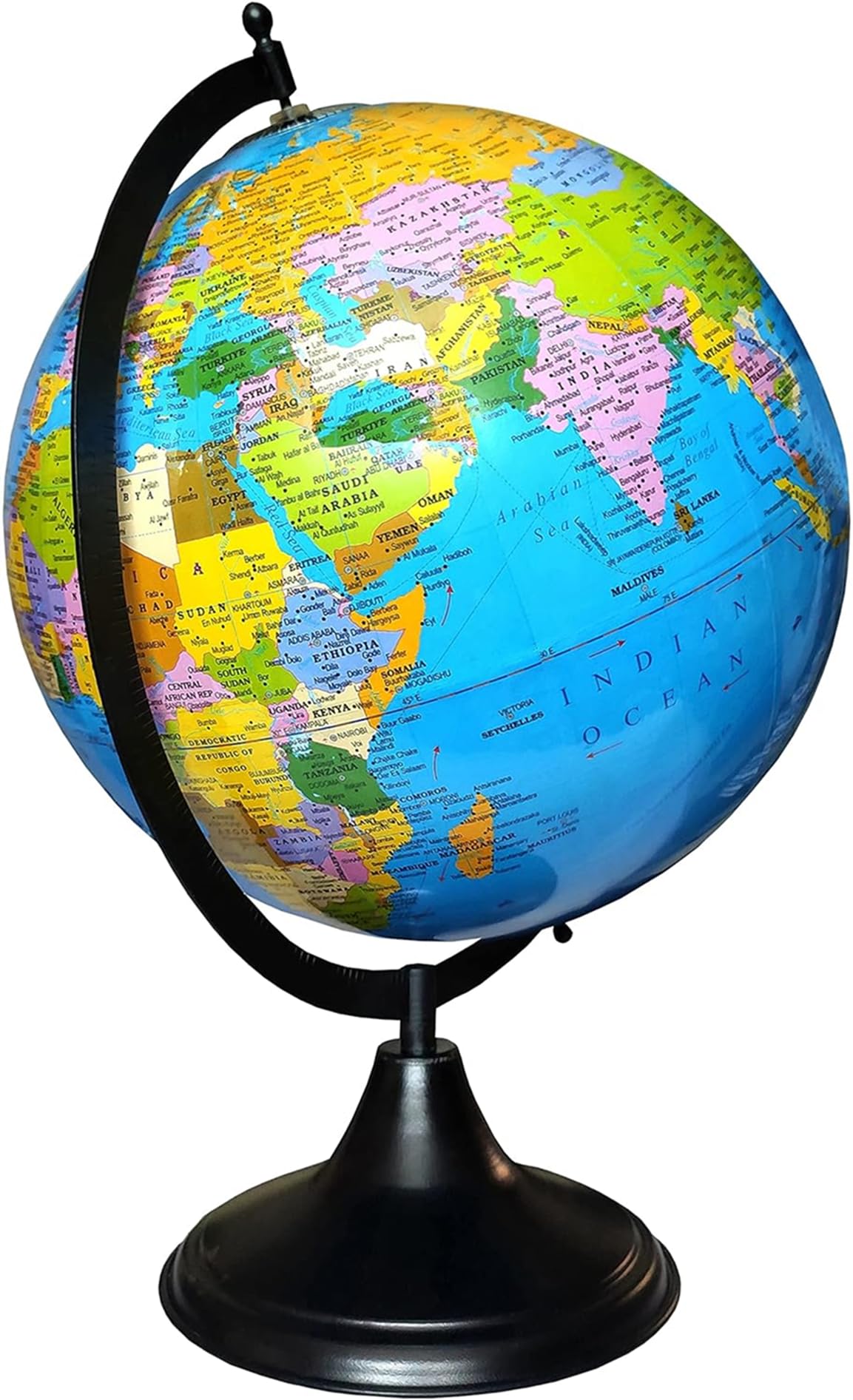 World Globe With Countries Detailed World Map With Country Names