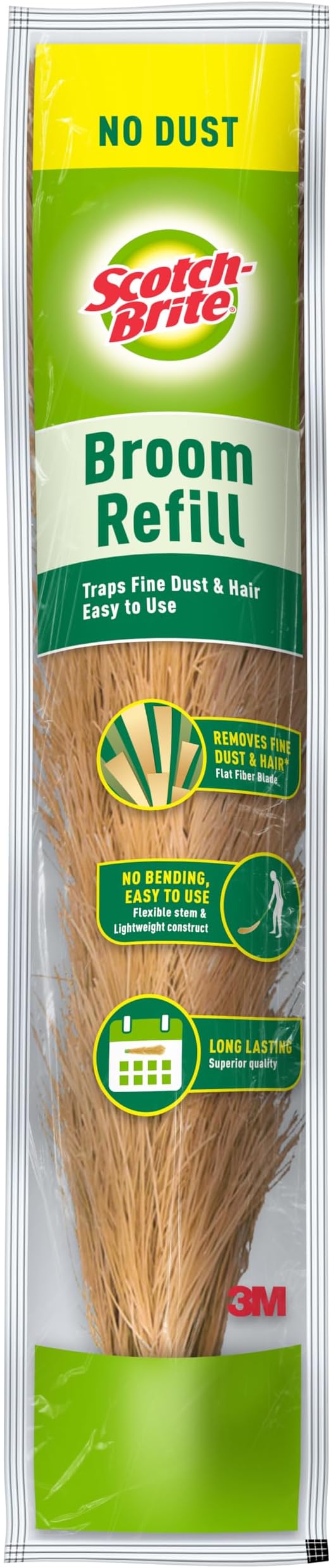 Monkey 555 XL Grass Broom - Pack of 2 | Broomstick Suitable for Larger ...