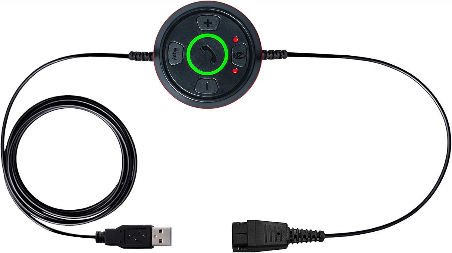 Amazon.com: USB Adaptor Quick Disconnect Plug for Jabra Wired Headsets ...