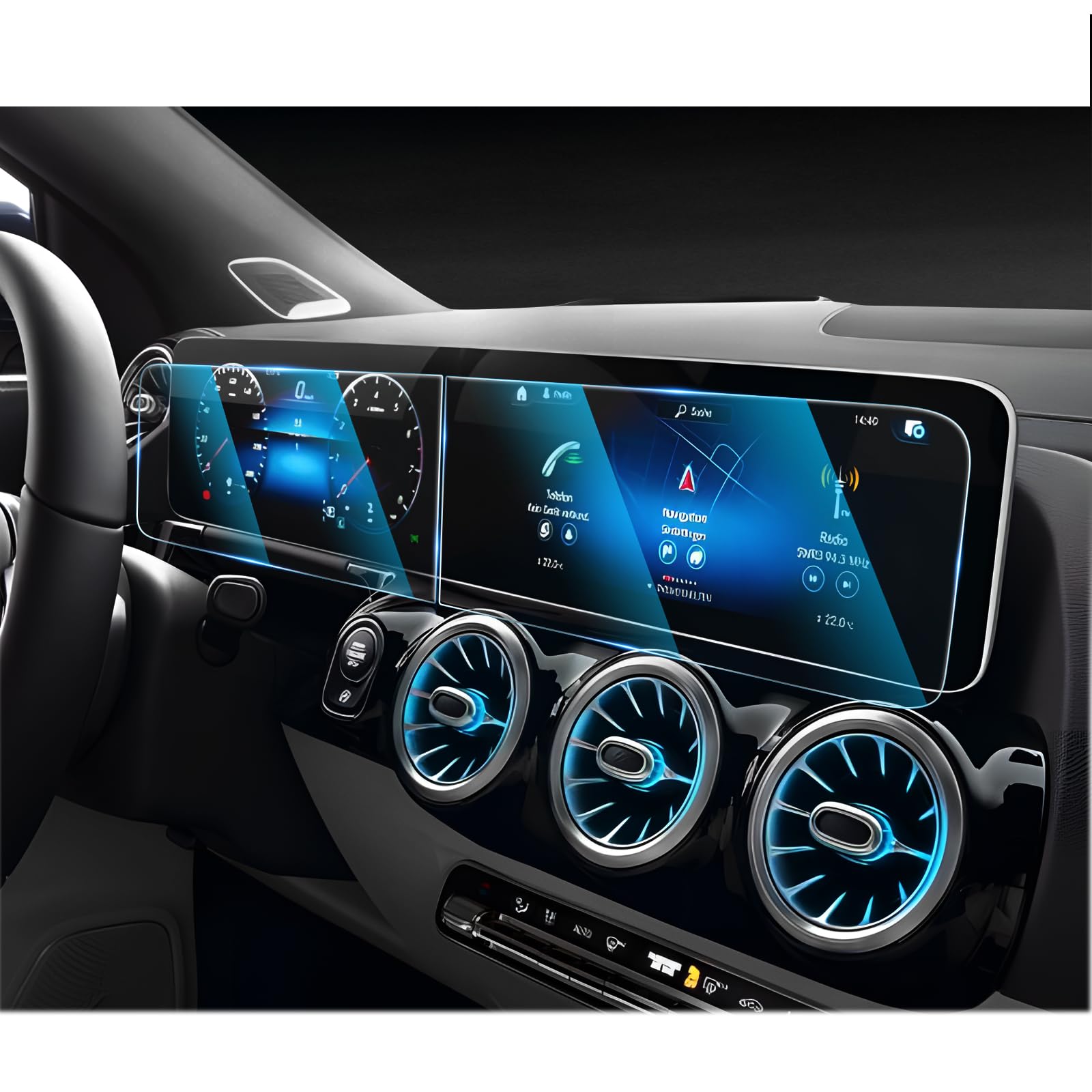 Amazon.com: CDEFG 2Pcs Tempered Glass Screen Protector for 2020-2024 ...