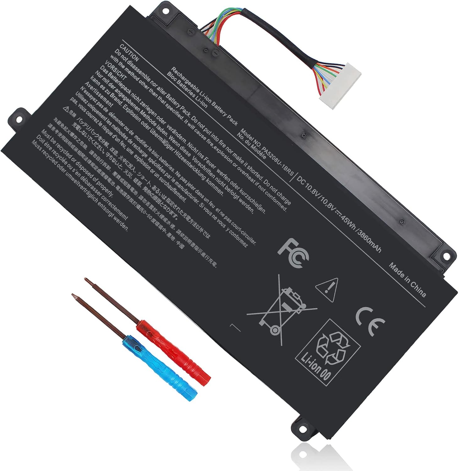 Amazon.com: Gomarty PA5208U-1BRS Battery Compatible with Toshiba ...
