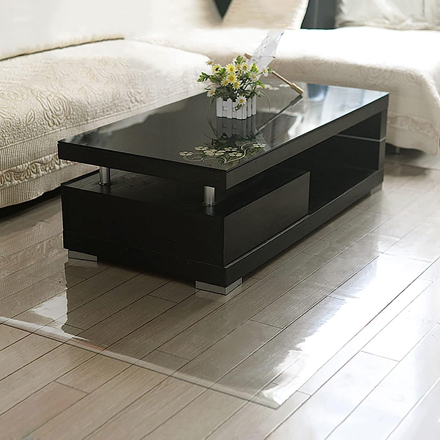 Amazon.com: Floor Protector PVC Transparent Area Rugs Heavy Duty ...