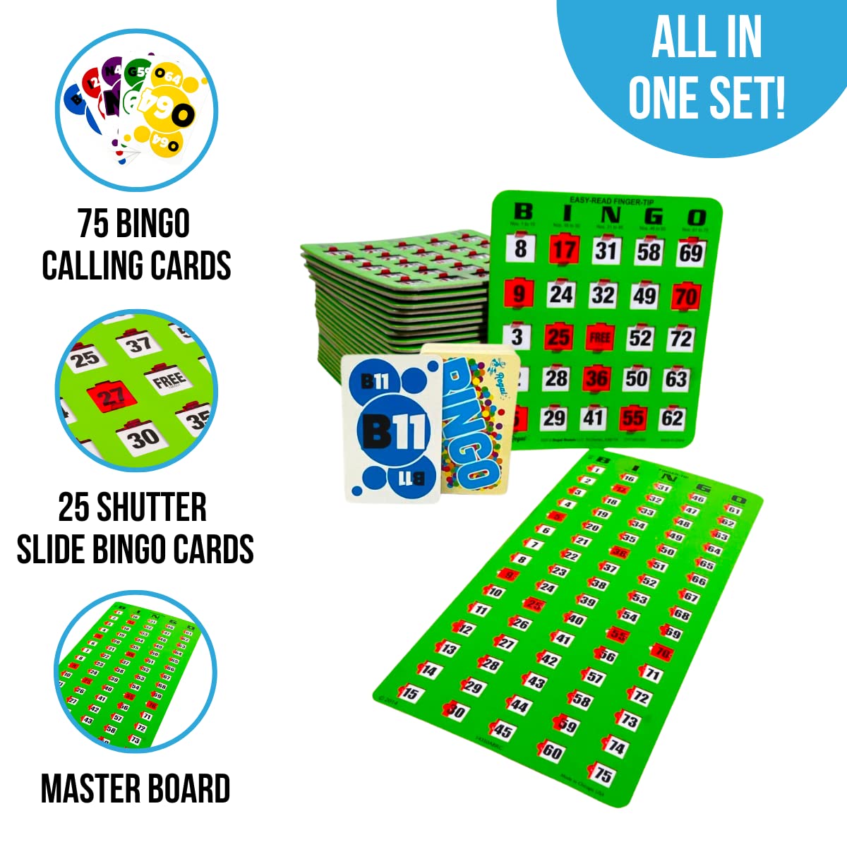 Bingo Game For Adults Regal Bingo Calling Cards (75-Card Deck ...