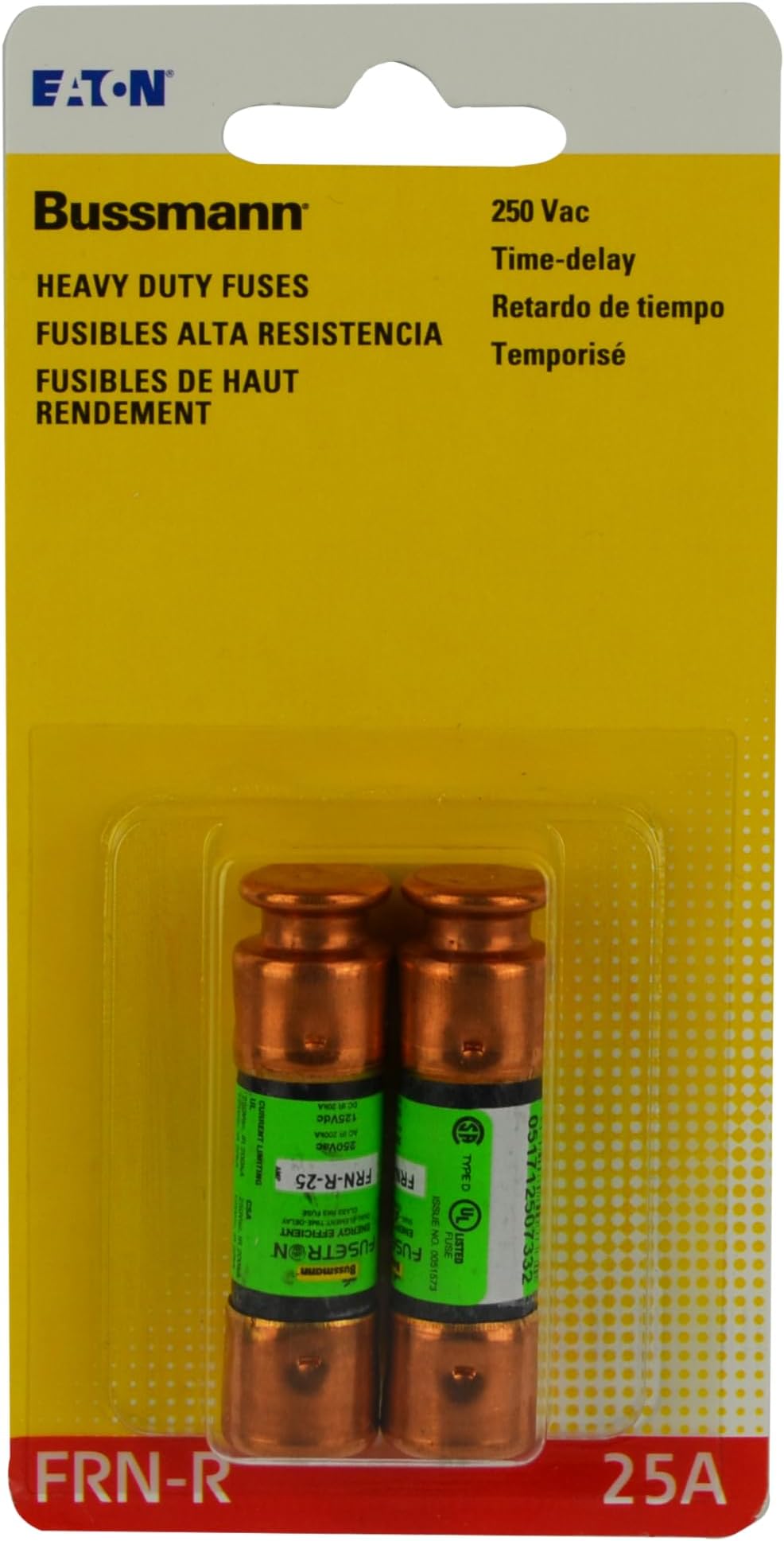 Bussmann BP/FRN-R-20 20 Amp Fusetron Dual Element Time-Delay Current ...