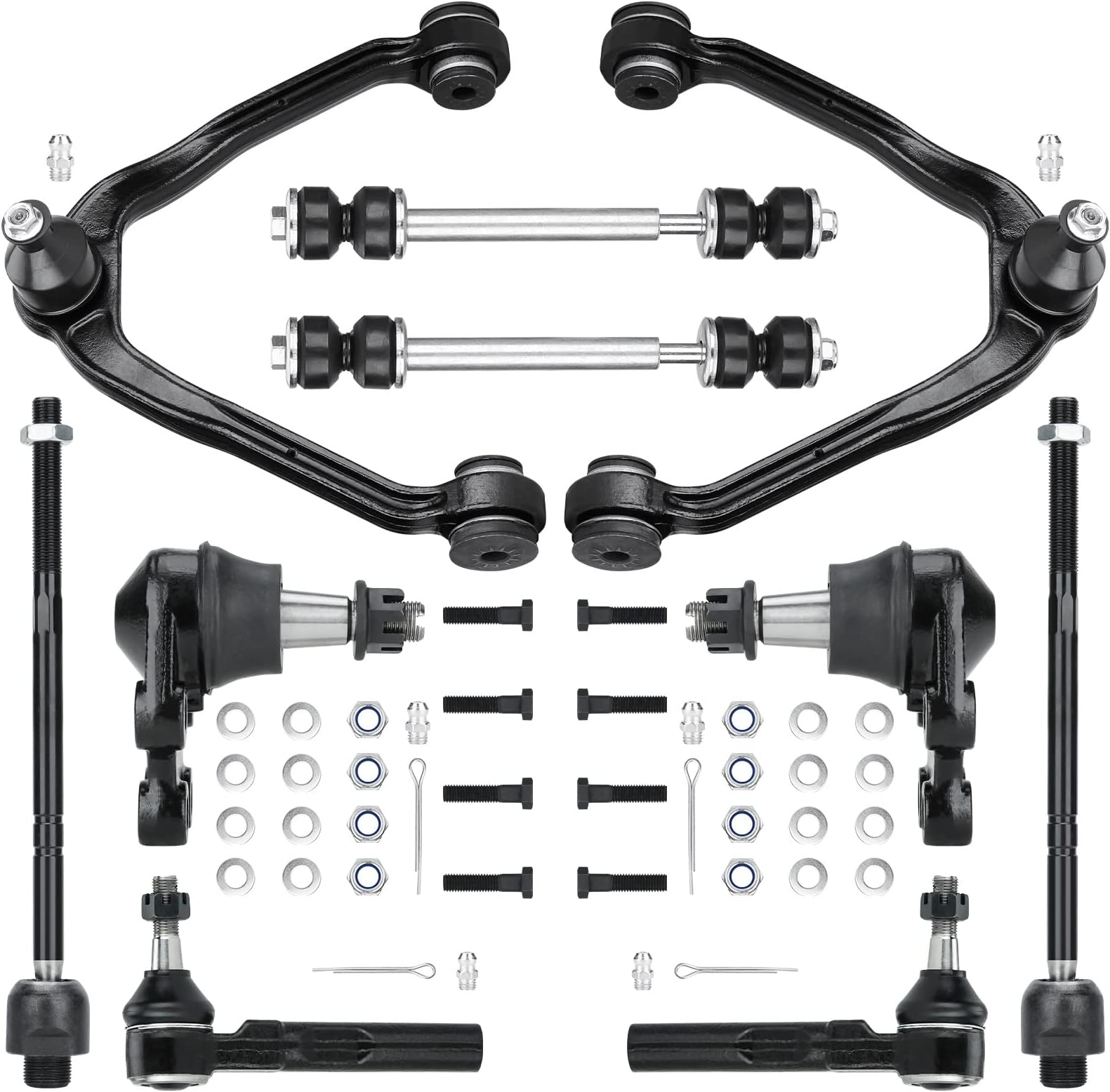 Amazon.com: 10PCS Front Upper Control Arms K80942 for 1999-2006 Chevy ...