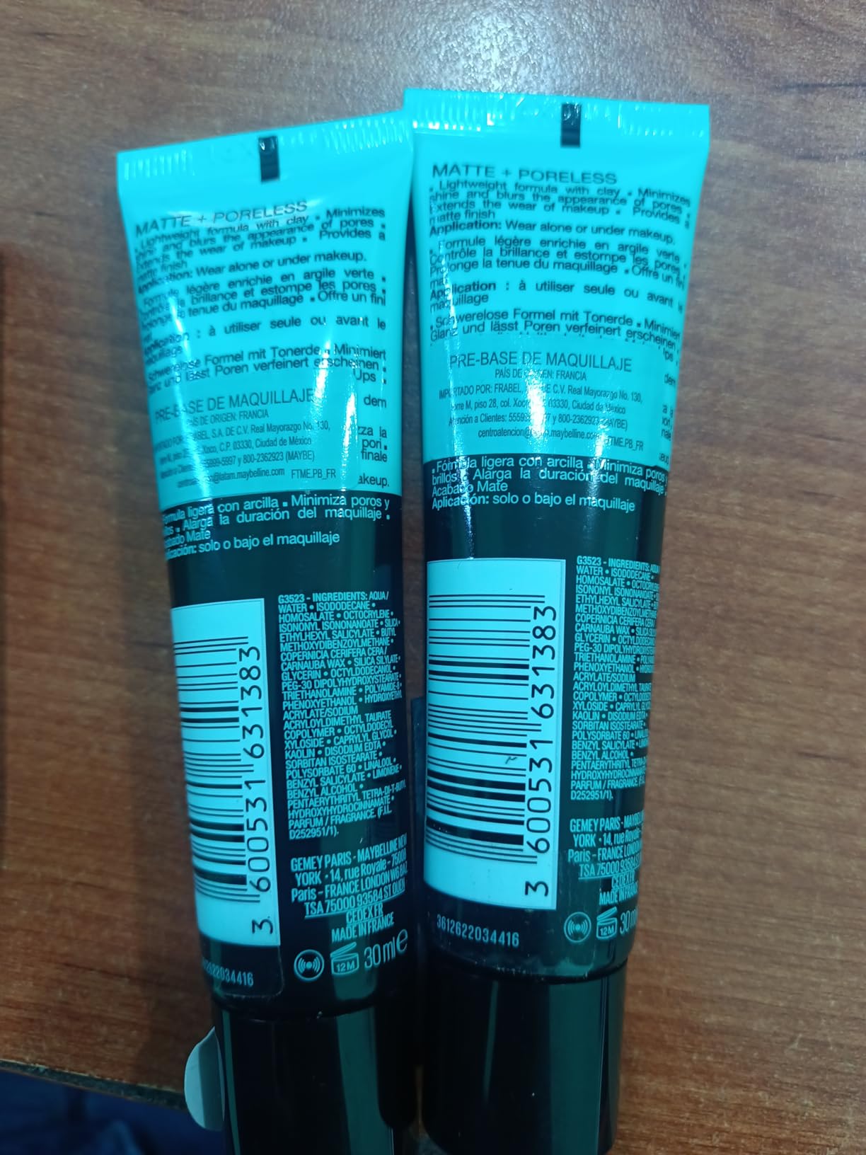 MAYBELLINE fit me! primer matte & poreless, color transparente : Amazon ...