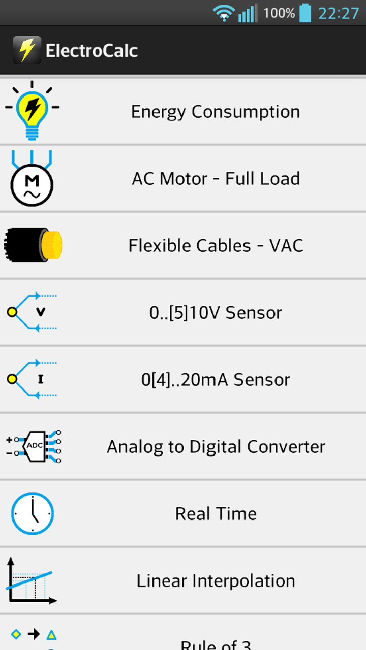 ElectroCalc FREE - App on Amazon Appstore