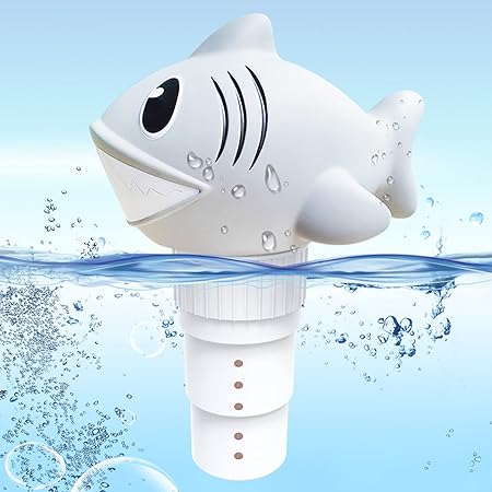 Amazon.com : Jed Pool Tools Floating Chlorine Dispenser - Shark Fin 454 ...