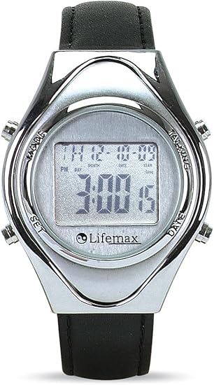 Lifemax Unisex Talking Digital Watch 413 with Steel Case (Strap ...