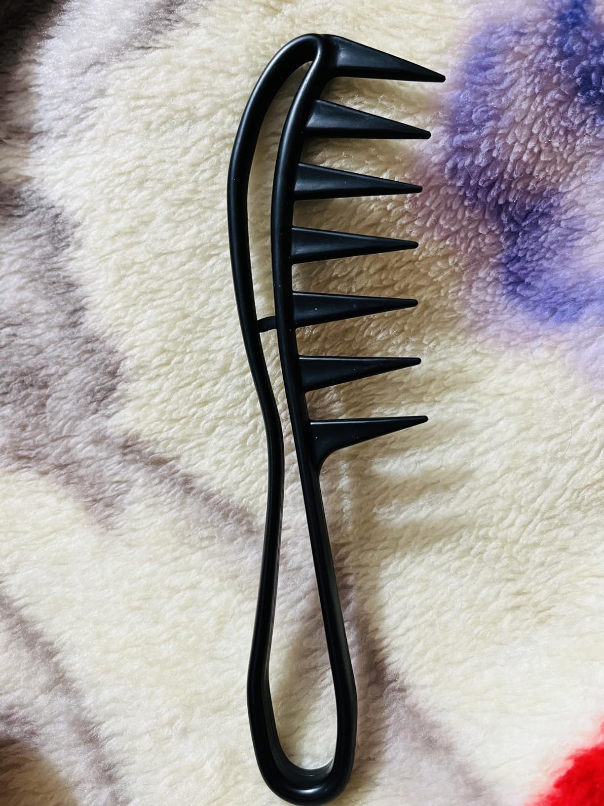 Buy Faigy Wide Tooth Detangling Comb Shower Flexible Comb Wide Spacing ...