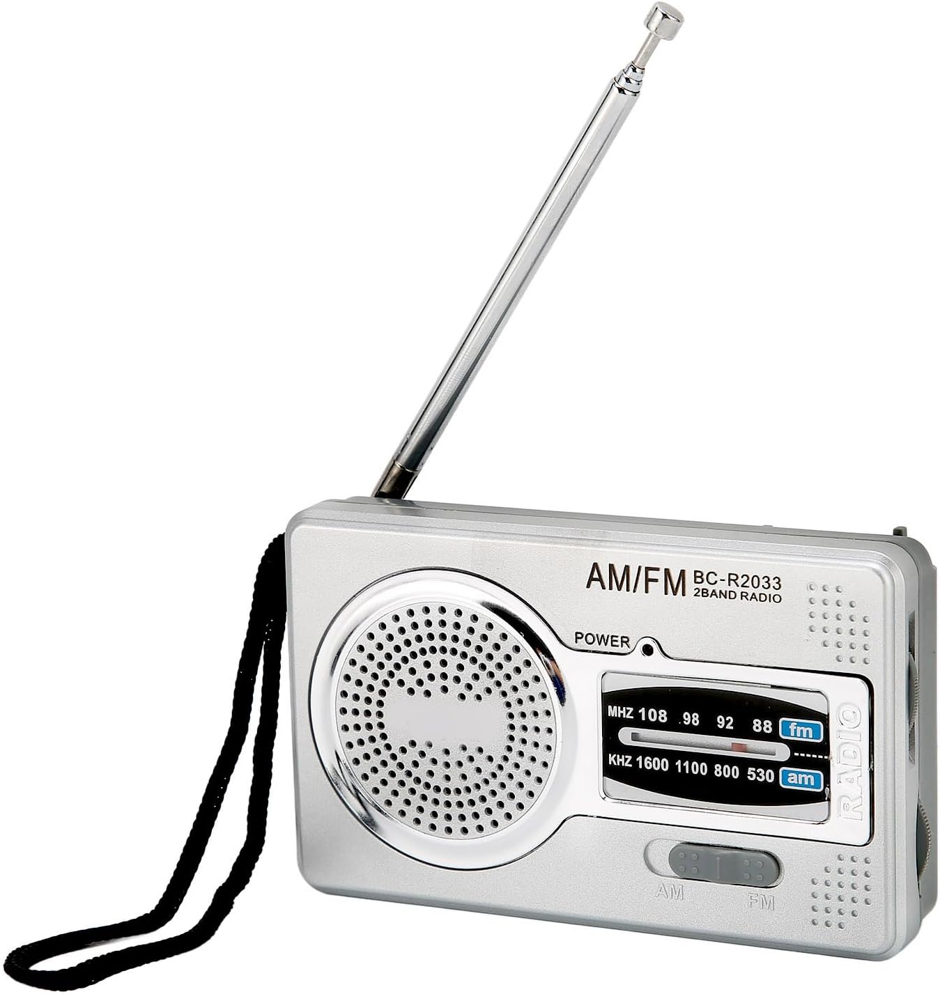Pocket Radio 2AA Battery Operated AM FM Transistor Radio DSP Chip ...