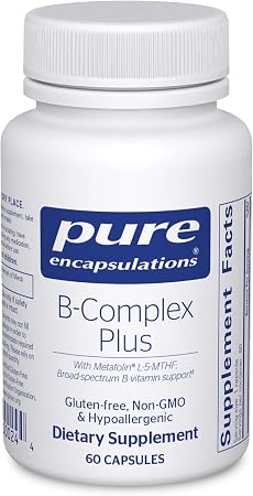 Amazon.com: Pure Encapsulations B-Complex Plus - B Vitamins Supplement ...