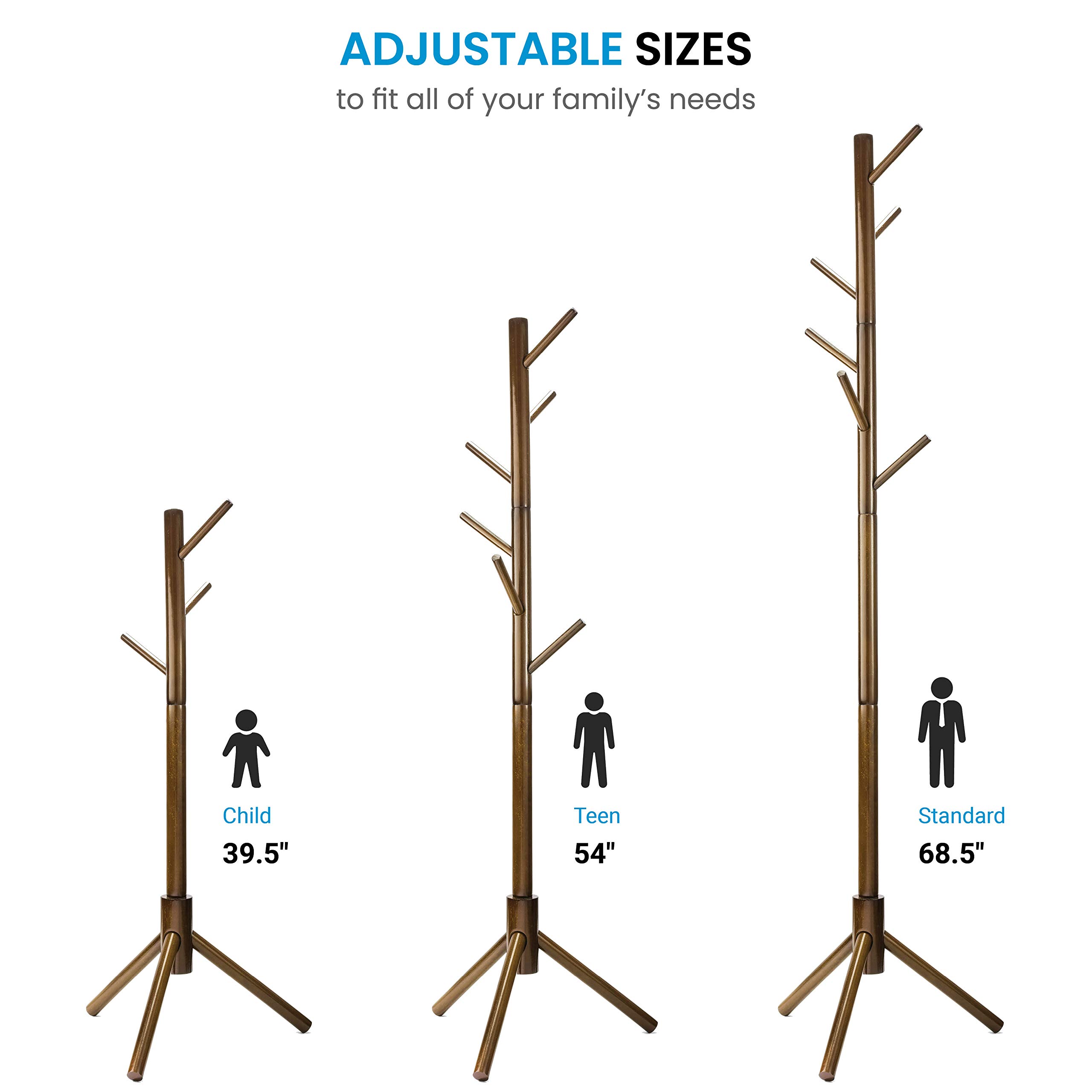 High Grade Wooden Tree Coat Rack Stand 6 Hooks Super Easy Assembly high-grade-wooden-tree-coat-rack-stand-6-hooks-super-easy-assembly