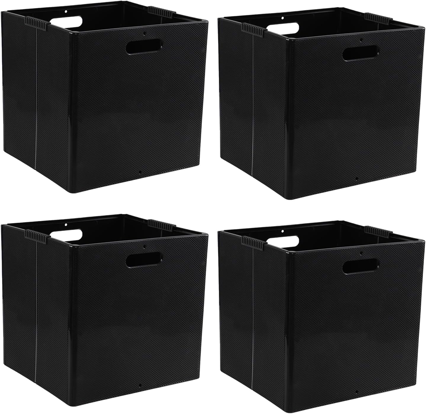 Amazon.com - Saedy 4-Pack Foldable Cube Storage Bin, Plastic ...