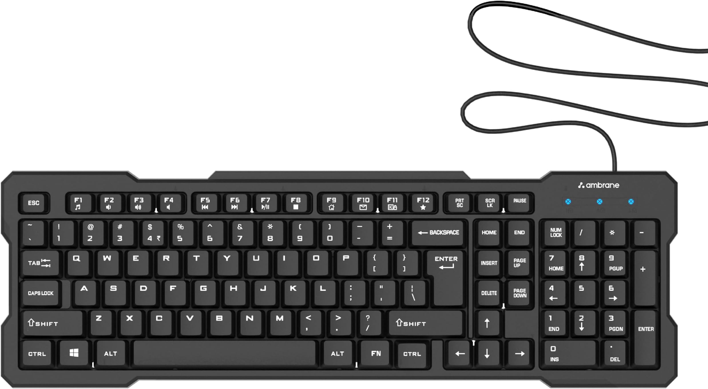 Amazon.in: Buy RPM Euro Games Gaming Keyboard Wired | 87 Keys Space ...