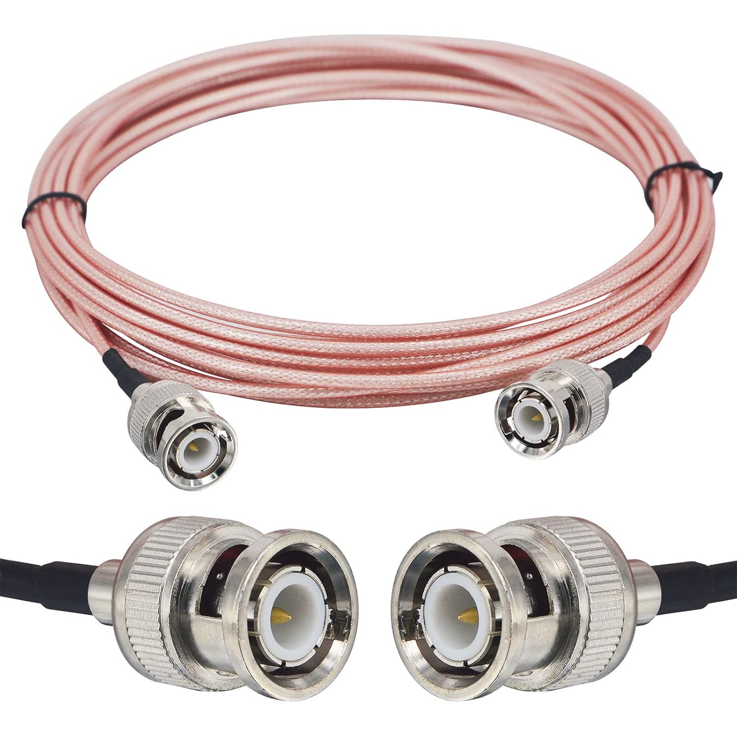Amazon.co.jp: Boobrie5M同軸ケーブルBNCオス-BNCオス50ΩRG316ケーブル2.5D-2Vとほぼ同様BNCコネクタ両端付きBNCプラグ1 : 産業・研究開発用品