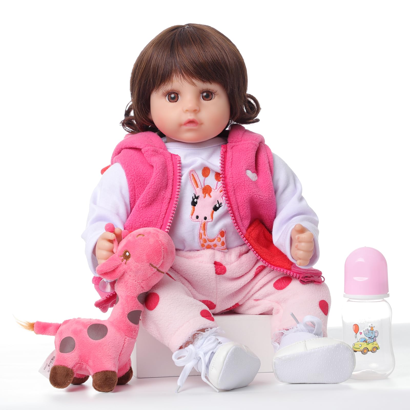Amazon.com: Reborn Baby Doll 19" Realistic Real Life Like Bebe Doll for ...