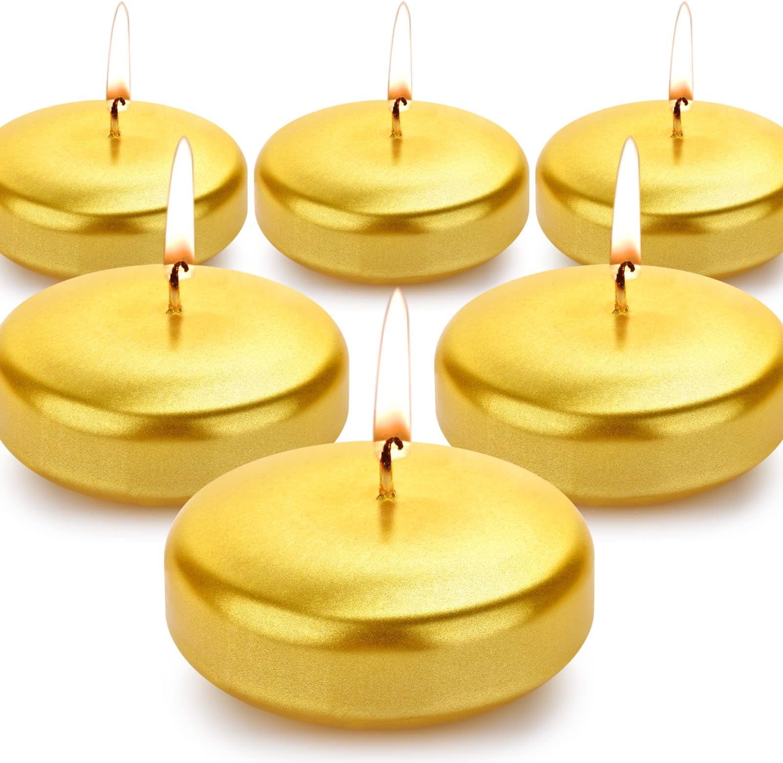 Amazon.com: 3 inch Floating Candles, 12/24/36/ Pack White/Gold/Red ...