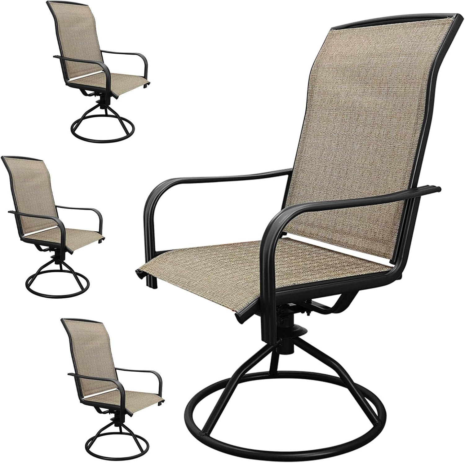 Amazon.com: SHGJ&SOFT Patio Dining Chairs Set of 4, Outdoor Dining ...