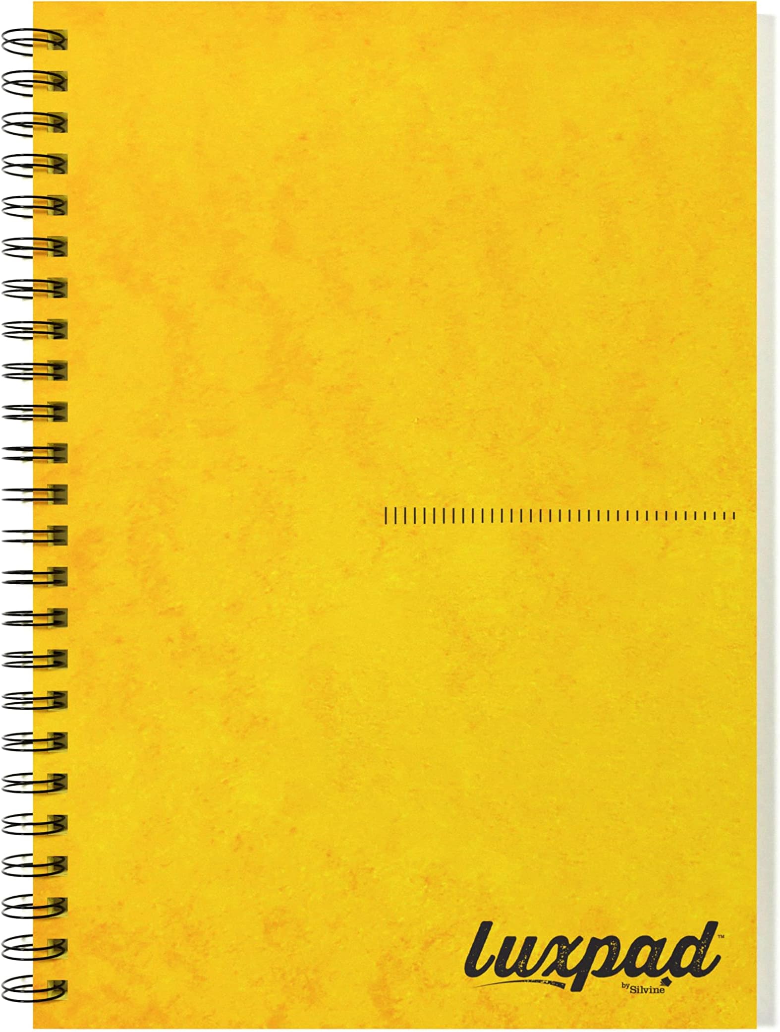 Silvine Luxpad A5 Memory Aid Yellow Paper Notebook - Lined (120 Pages ...