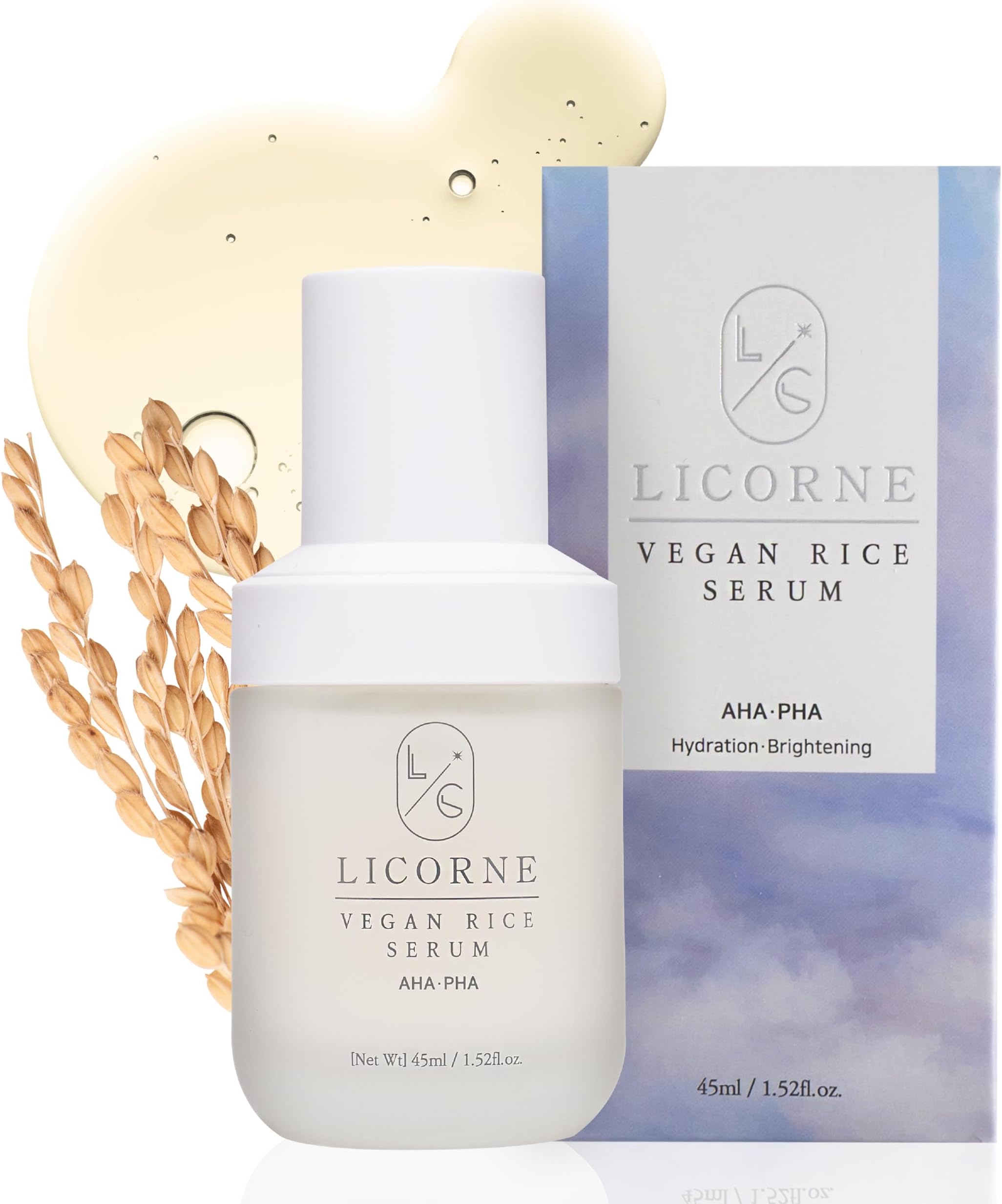 Amazon.com: SOQU Moisturizing Facial Rice Serum - Hydrating and ...