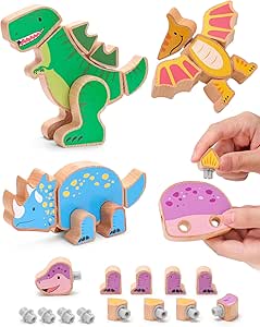 Amazon.com: SainSmart Jr. Wooden Snap Together Building Toy, 4 Pcs ...